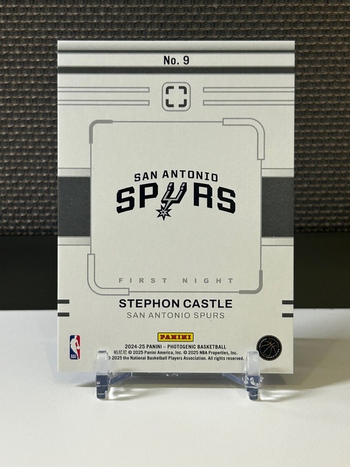 2024-25 Panini NBA Photogenic Stephon Castle Maze Parallel Rookie Card ...