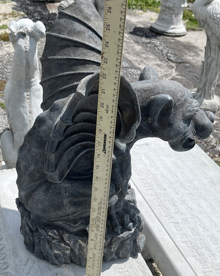 Homemade Latex/fiberglass Mold. Make Concrete Or Plaster Large Gargoyle ...