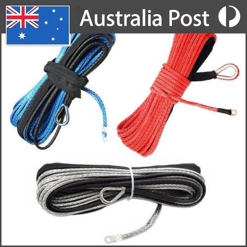 Winch Rope 15M Car Wash Maintenance String Recovery Cable for ATV UTV ...