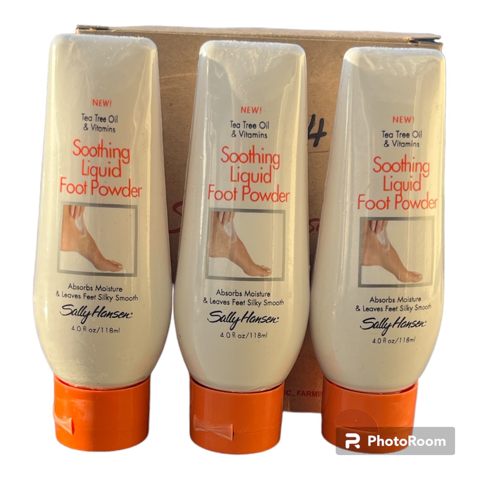 Lot of 3 Sally Hansen Soothing Liquid Foot Powder With Tea Tree Oil ...