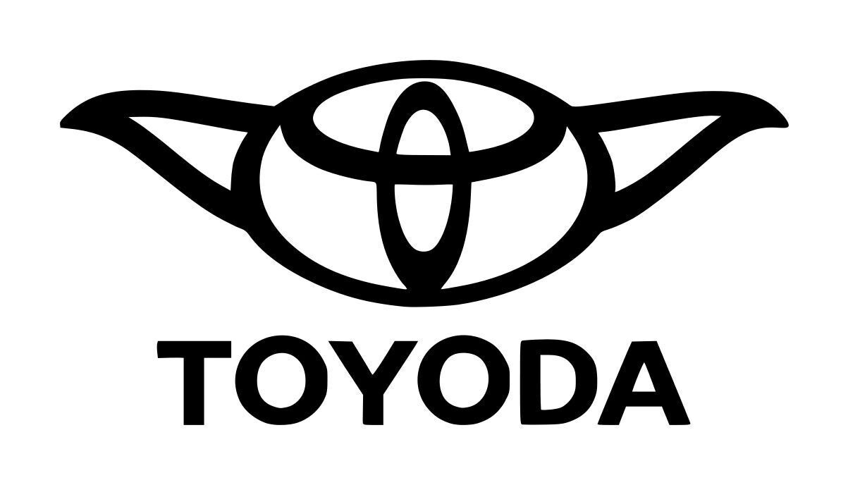 Toyota Yoda Decal #1 3"x6" Choose Color | eBay