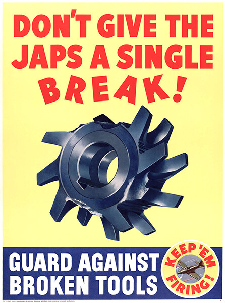Don't Give Japs Single Break - Keep 'Em Firing - 1942 - World War II ...
