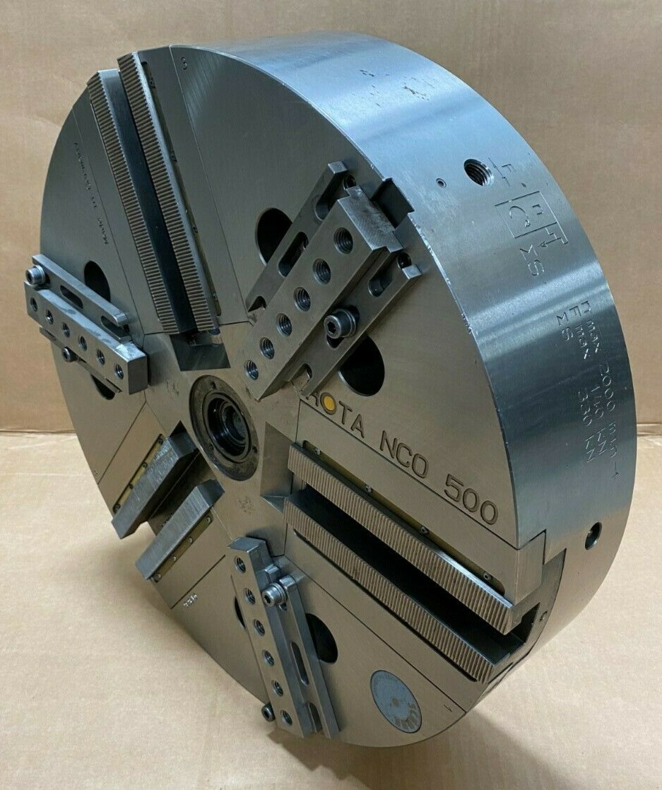Schunk Rota NCO 500 Chuck with Adaptor Plate for Mazak Quick Turn Nexus ...