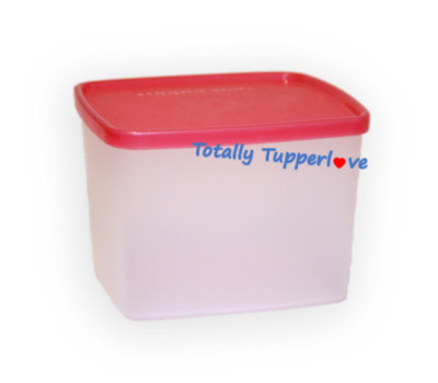 Tupperware Square Round 30 oz. Container Keeper Semi-Translucent ...