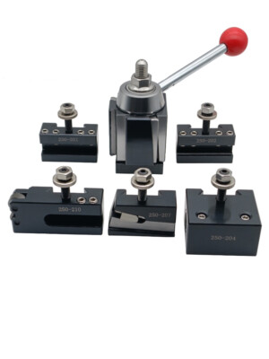 BXA Wedge Type Quick Change Tool Post Set For Lathe Swing 10-15”，250 ...