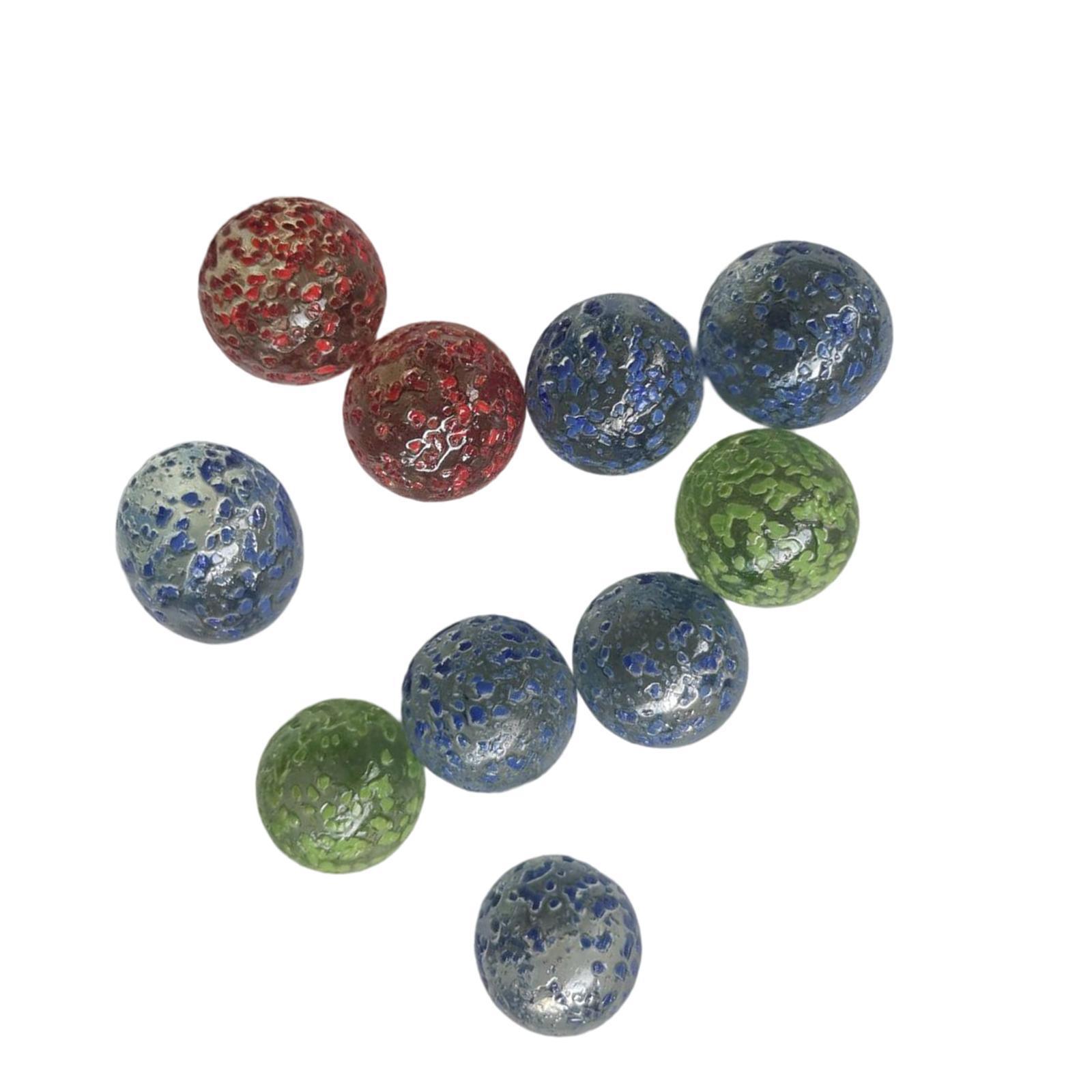 Round Glass Marbles, 25mm in Diameter 10PCS Per Package, Vase Filler ...