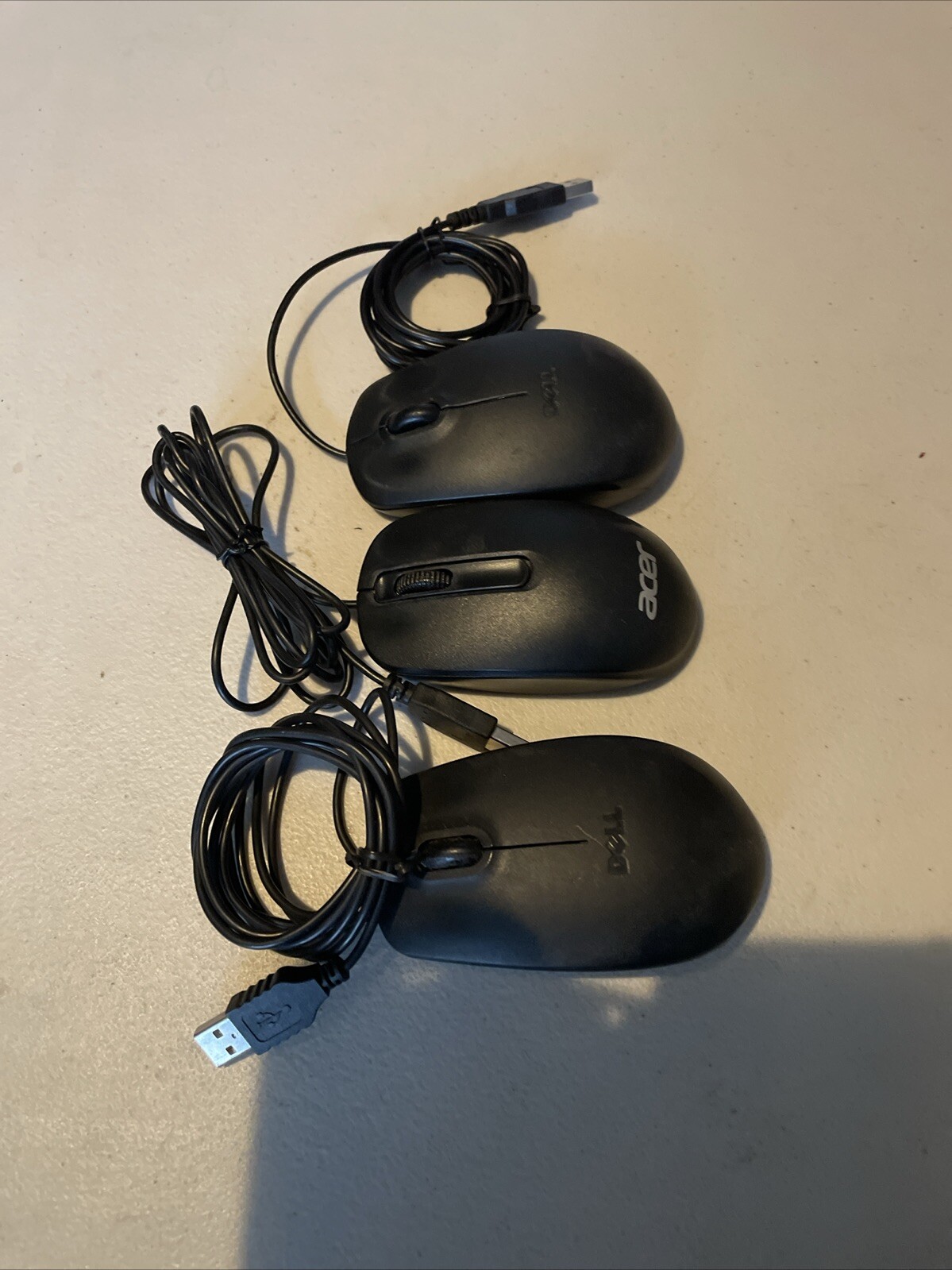 2 Dell & 1 Acer USB Mouse | eBay