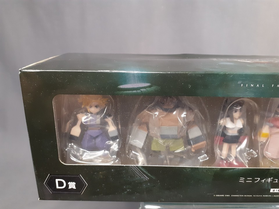 Final Fantasy VII Rebirth FF7 Mini Figure Prize D set 7 Characters ...