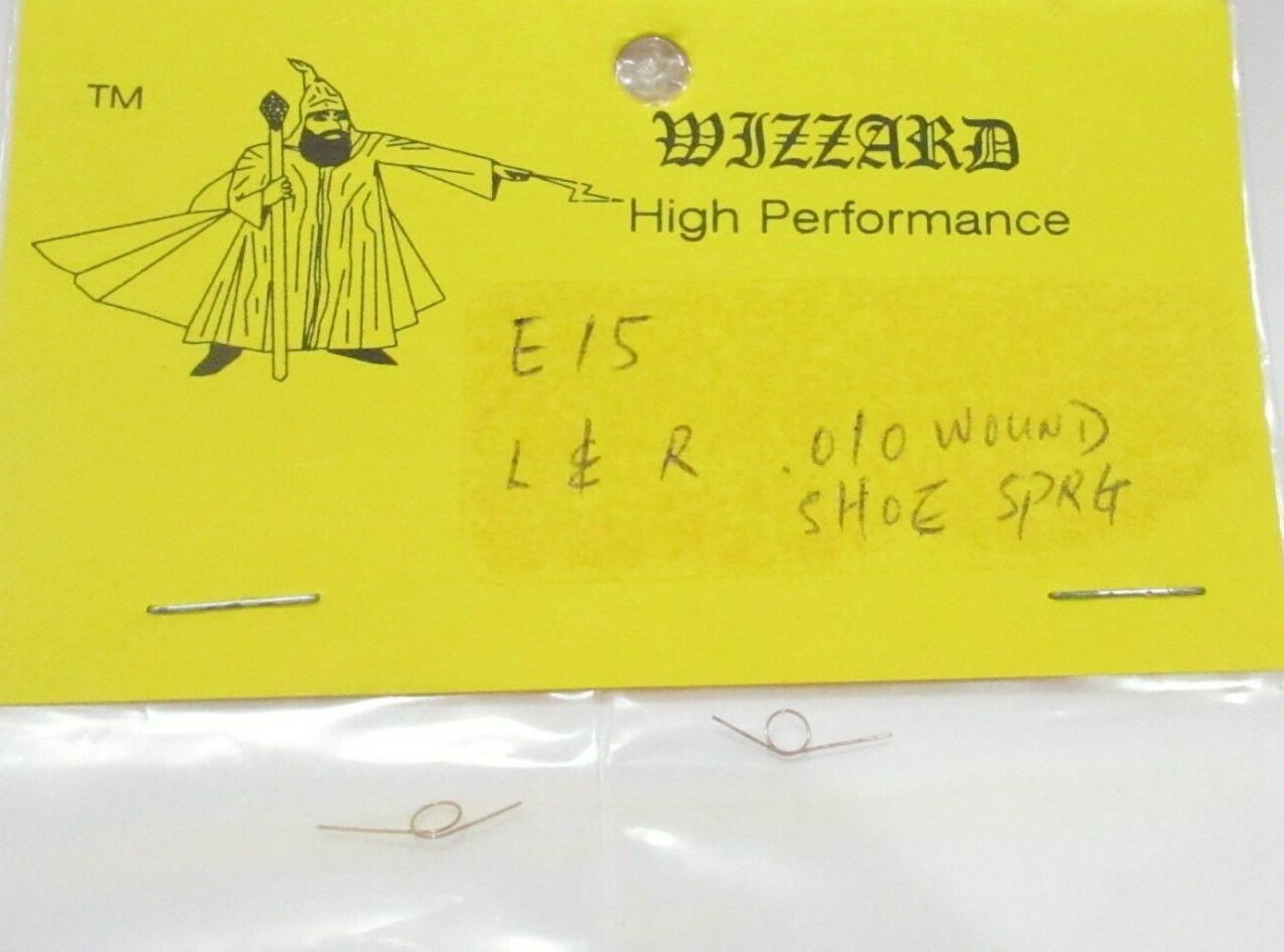 WIZZARD HIGH PERFORMANCE SLOT CAR HO SCALE LEFT & RIGHT 2 pair.010 SHOE ...