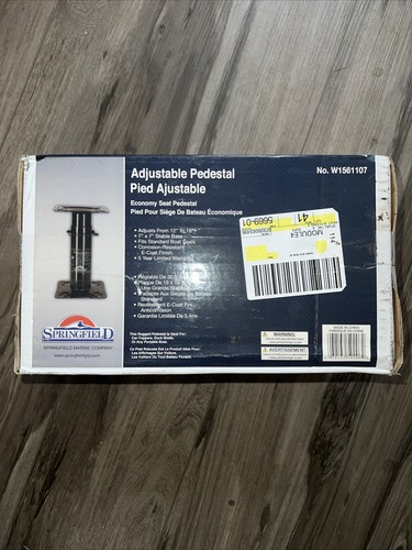 Springfield Marine Economy Adjustable Pedestal for Boat Seat - 12" to ...