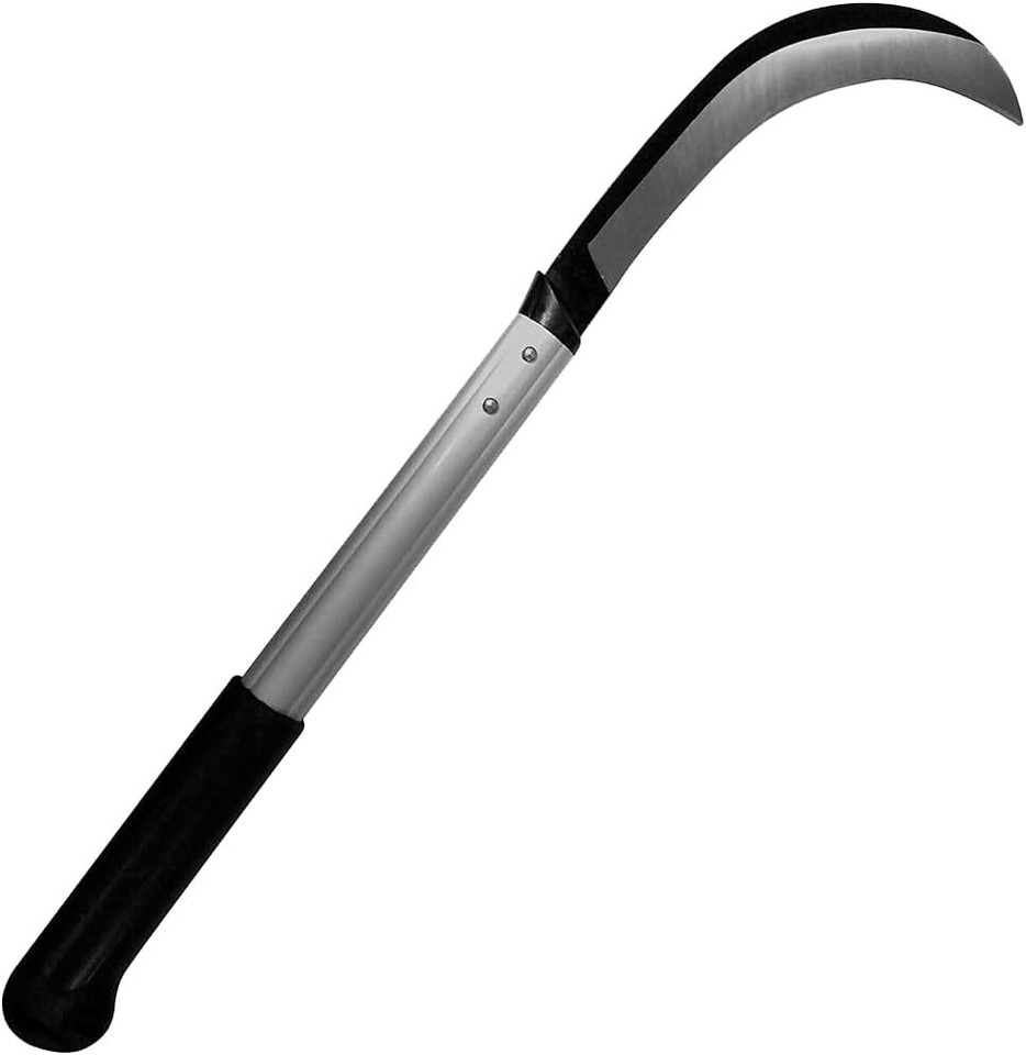 NEW Sickle Garden Scythe Cutting Undergrowth Vegetation Carbon Steel 57 ...