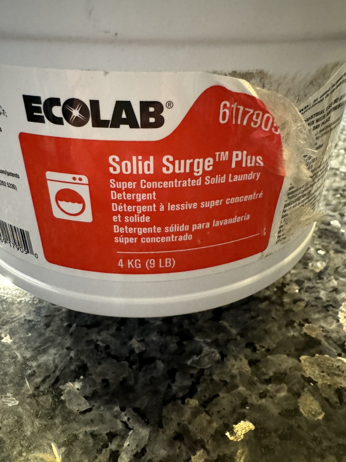 Case of 4 Ecolab 6117905 Laundry Soap Commercial Solid Surge Plus NP 9lbx4 for sale online | eBay