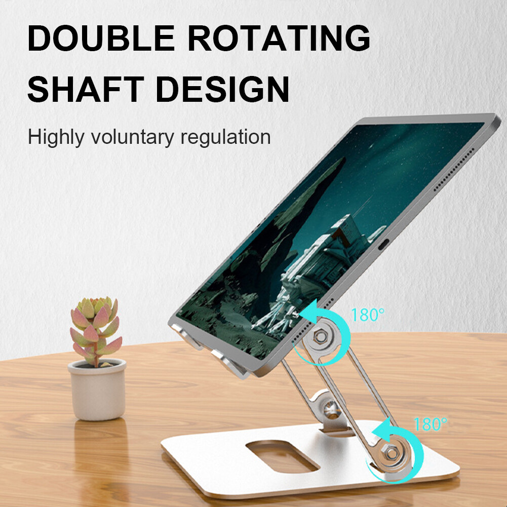 Tablet Stand Holder Heavy Duty Multi Angle Foldable Typing Sturdy ...