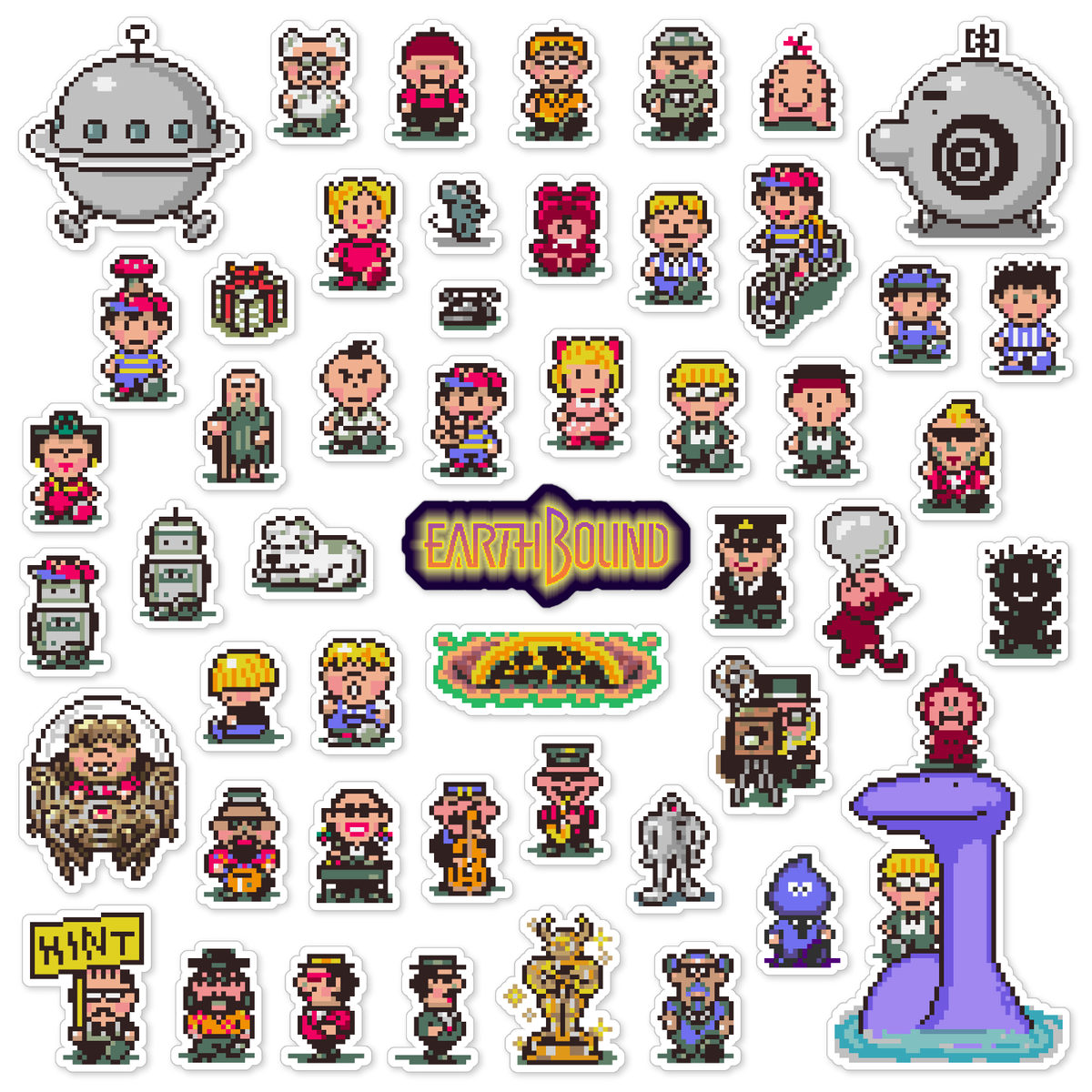 Earthbound Pixel Art Super