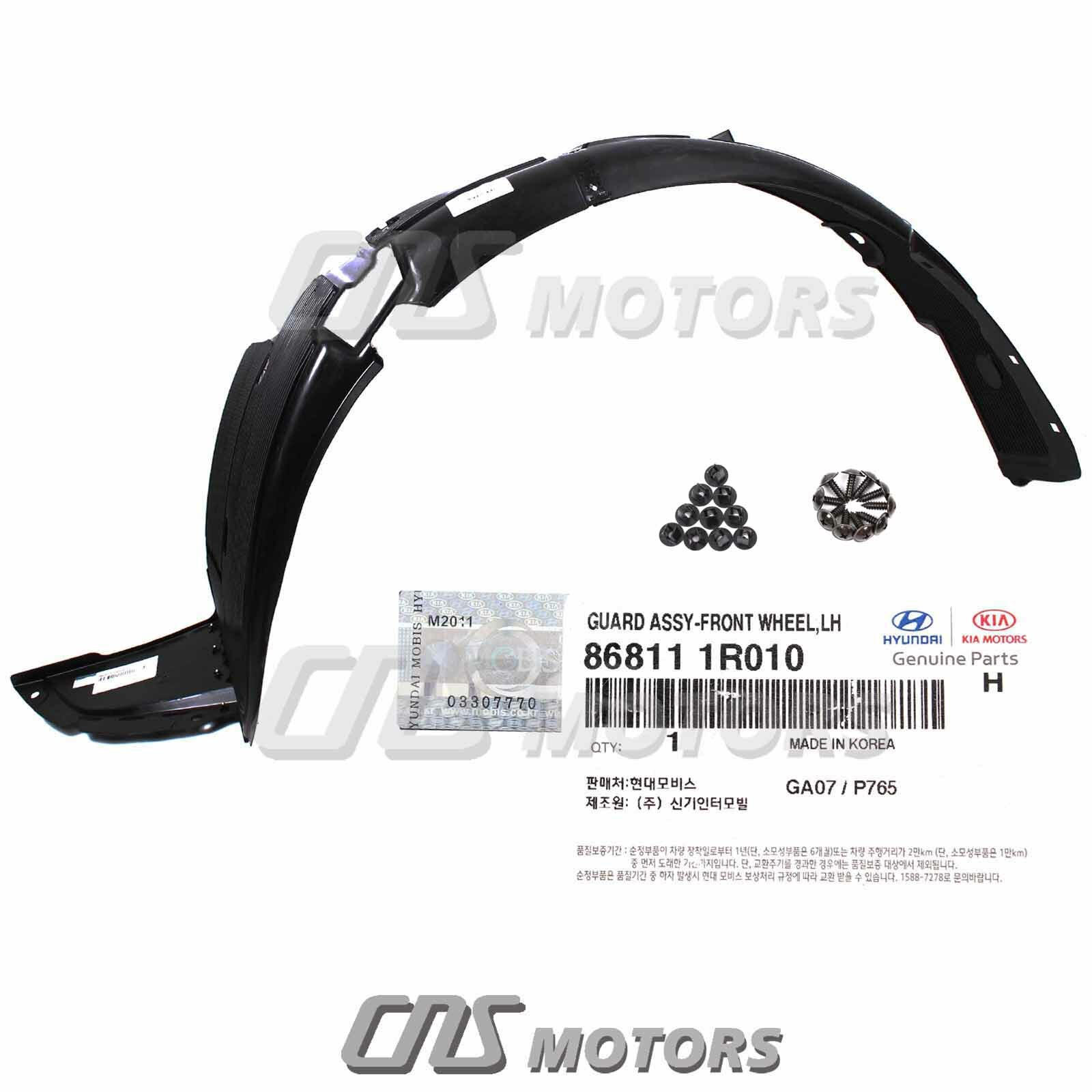 ⭐GENUINE⭐ Fender Liner FRONT LEFT DRIVER for 2014-2017 Hyundai Accent ...