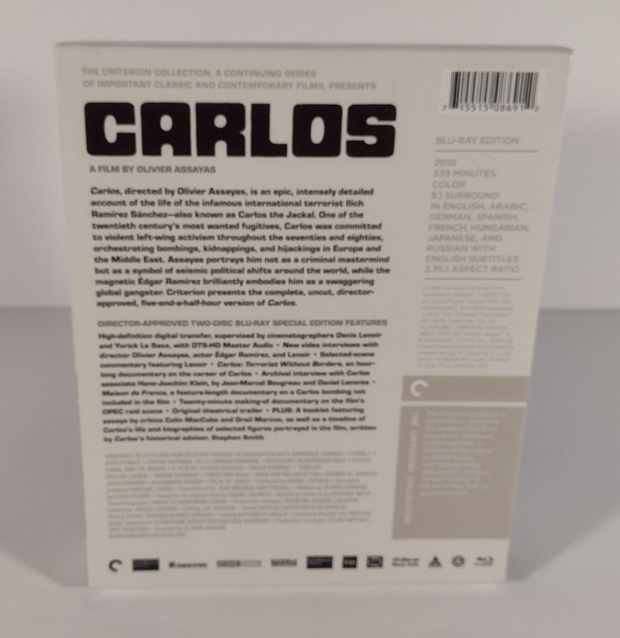 Carlos (2010) Criterion Collection #582 / Blu-ray Digipak Edition ...