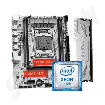 X99 Gaming mATX Motherboard Set + Xeon E5 2630 V4 CPU + DDR4 16GB REG ...