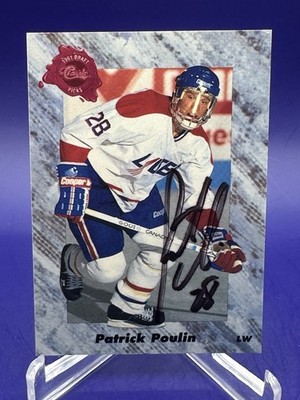 PATRICK POULIN 1991-92 Classic 1991 Draft Picks AUTOGRAPH #8 | eBay