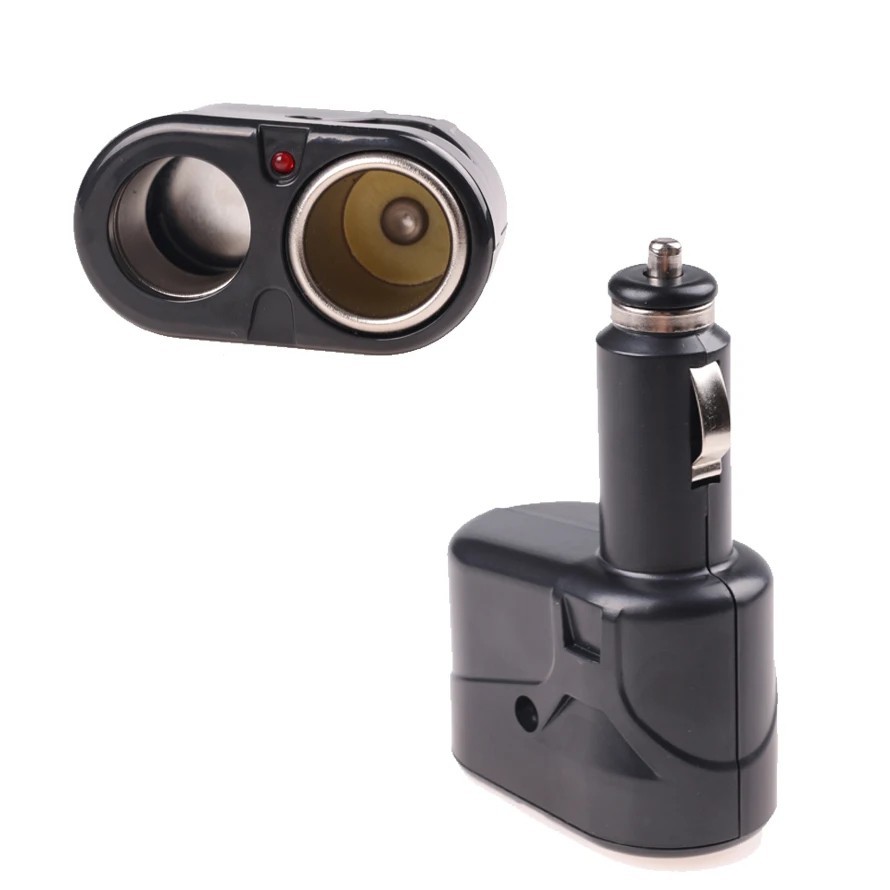 Dual Car Cigar Cigarette Lighter Socket Adapter Splitter Charger Twin ...