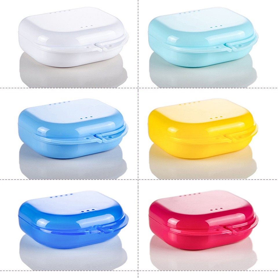 Dental Retainer Case Storage Mouth Guard Box Containers for Invisalign ...