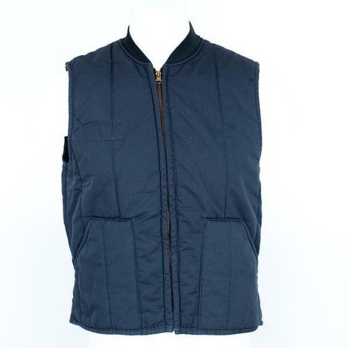 Used Quilted Lined Work Vest GRAY, GREEN, NAVY Cintas, Unifirst, RedKap ...