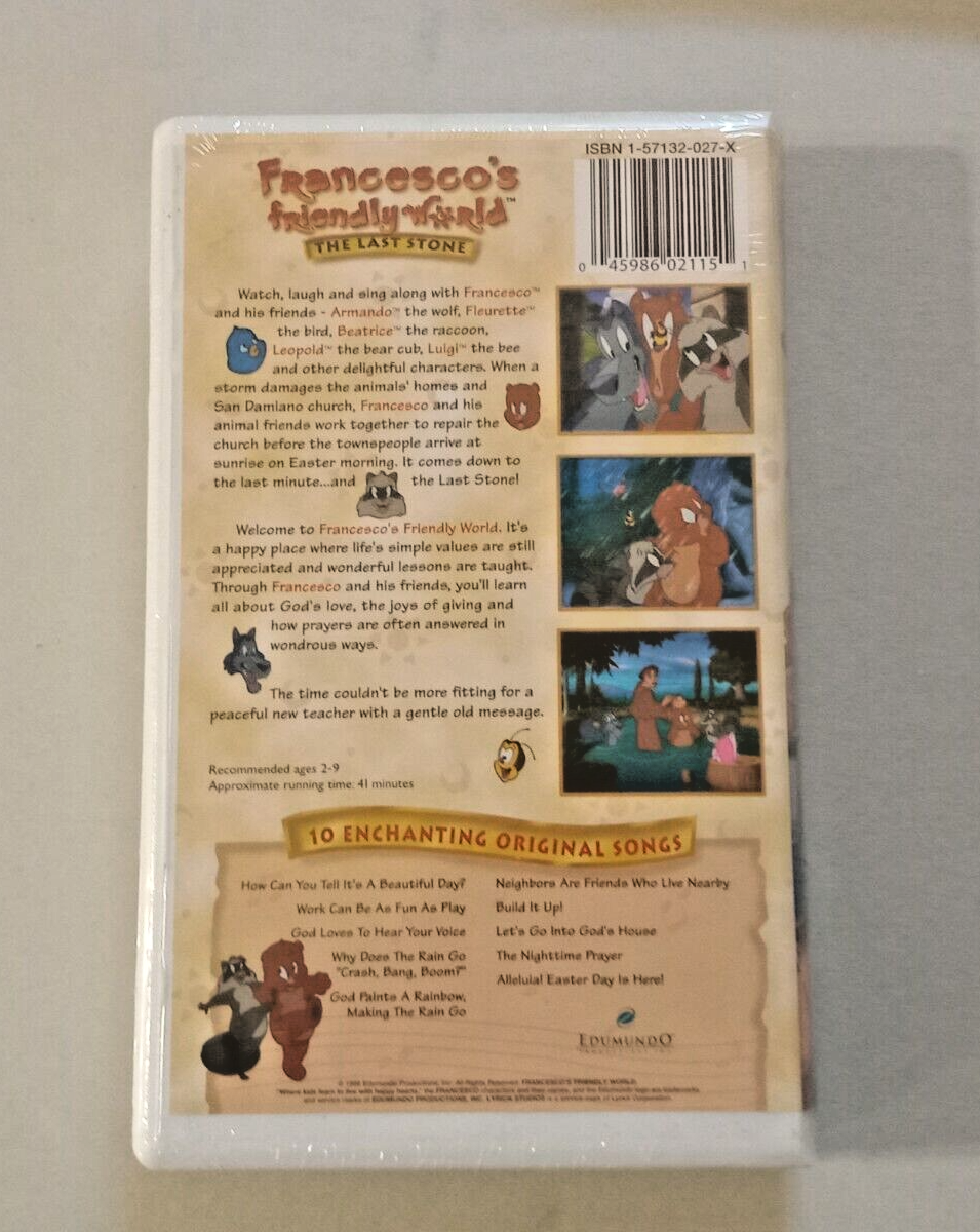 Francesco's Friendly World: The Last Stone [VHS] VHS Tape New Sealed ...