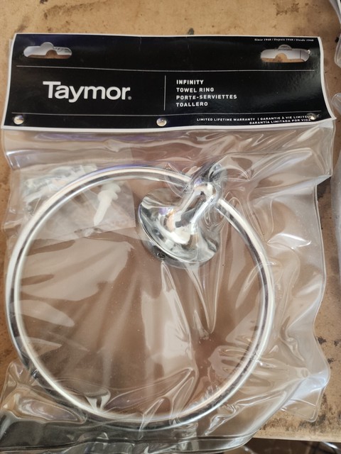 Taymor 04-8404 Infinity Series Towel Ring Polished Chrome for sale ...