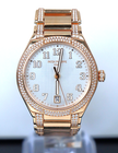 Patek Philippe 24 Twenty~4 18k Rose Gold 36mm Pave Diamond Automatic ...
