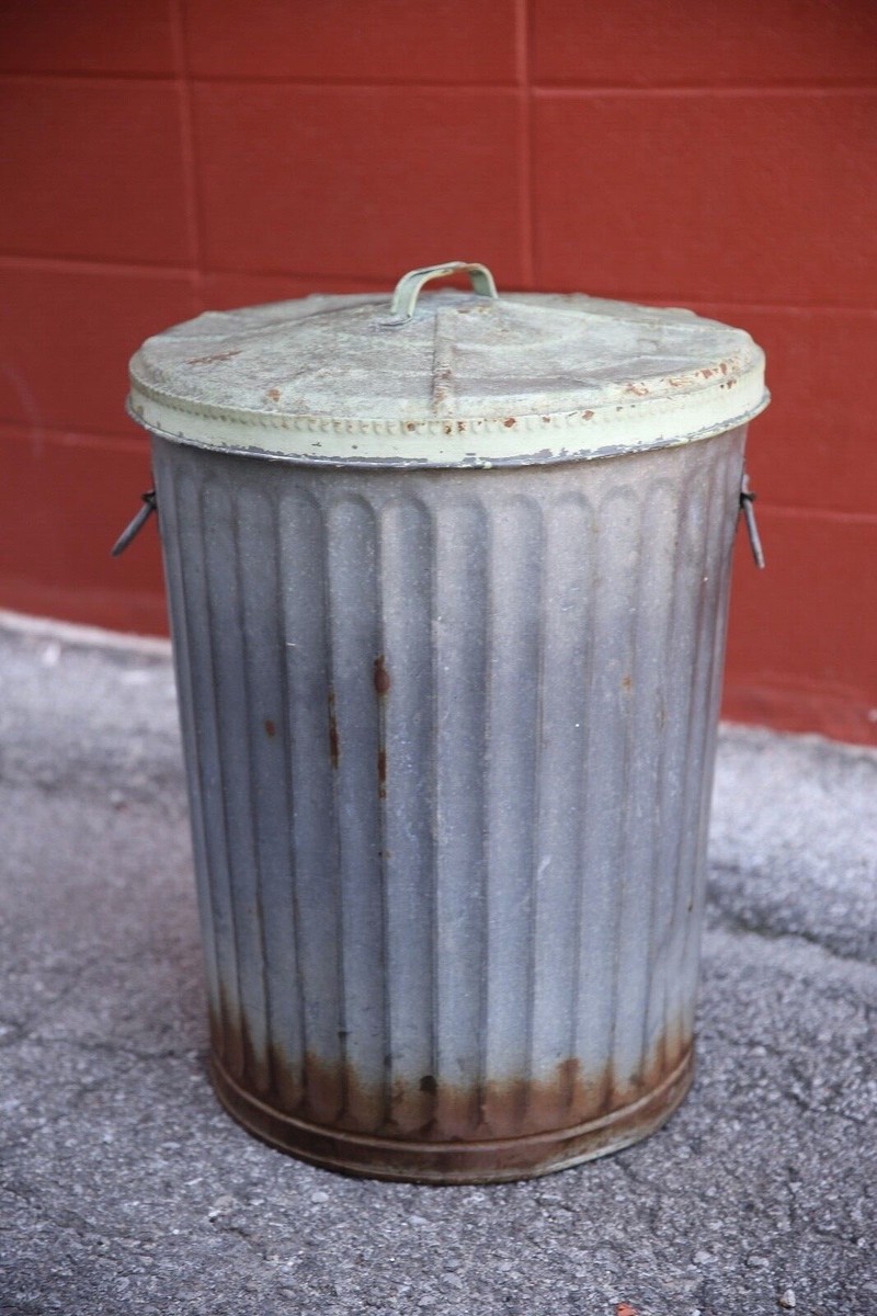 Metal Trash Can Lid