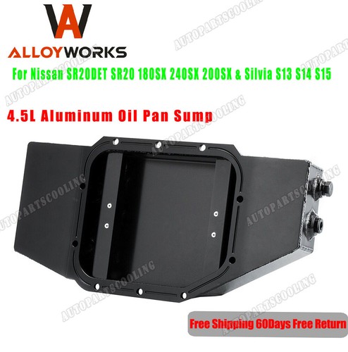 Engine Oil Pan Sump Fit Nissan S14 180SX/200SX/240SX SR20DET SR20 ...