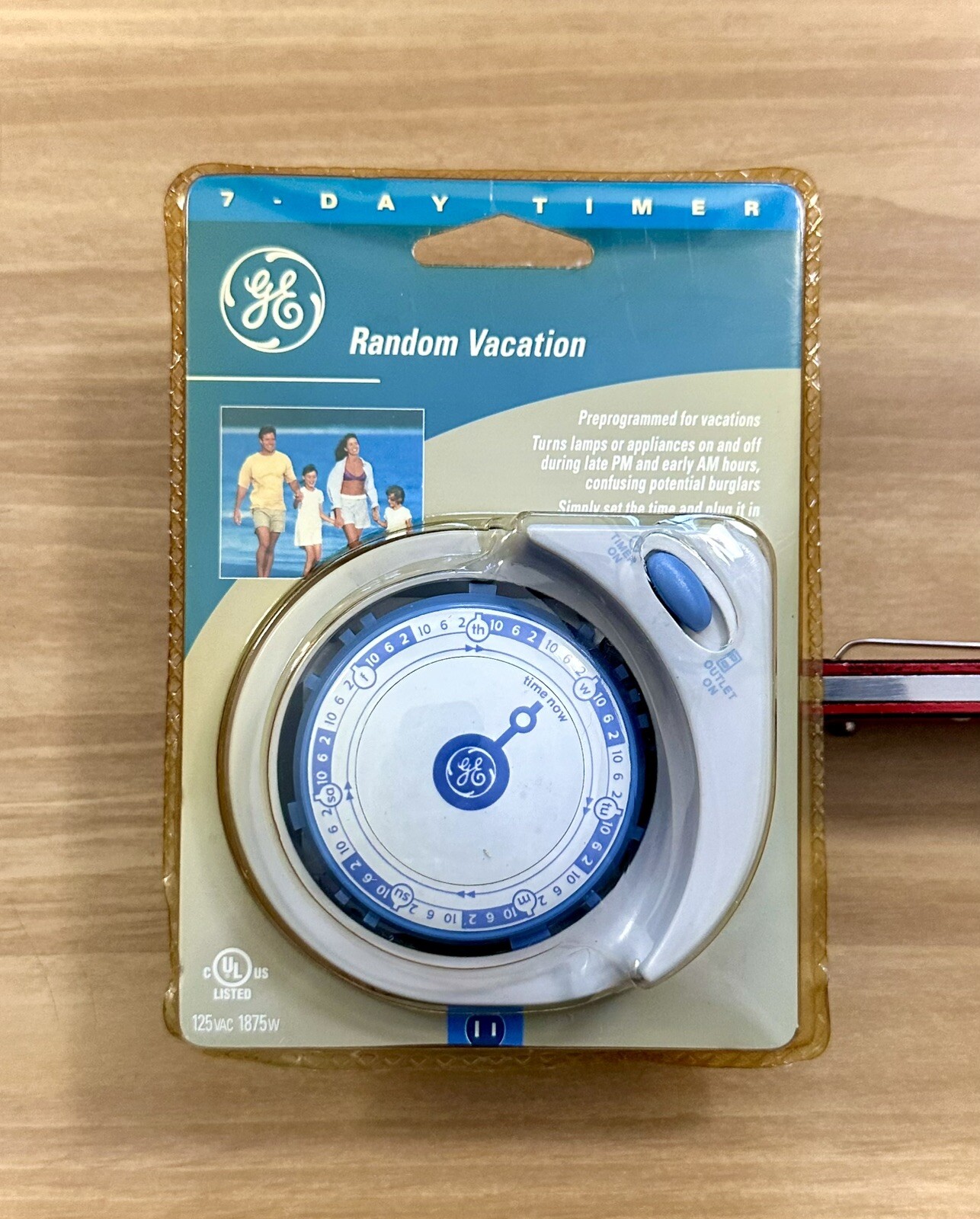 Timer ~ GE ~ Random Vacation ~ NOS ~ 7 Days ~ GE5111N-71M4SP ~ Vintage ...