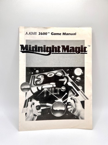 Very Nice Atari 2600 1986 Midnight Magic Video Game Manual only - Vintage | eBay