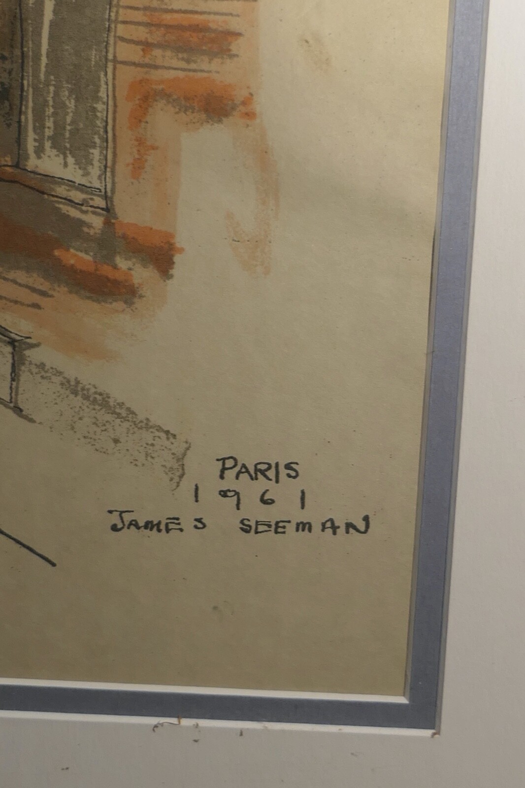 JAMES SEEMAN SERIGRAPH PARIS STREETS 1961 | eBay