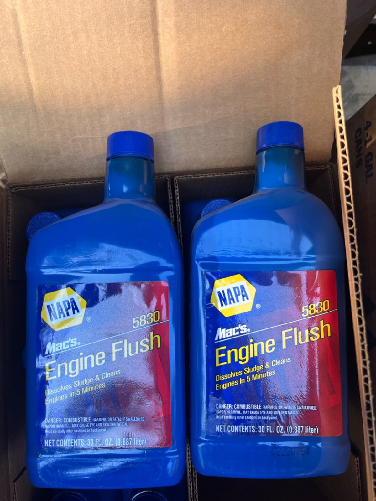 New Old Stock 2 Bottles of NAPA Mac's Engine Flush 5830 | eBay