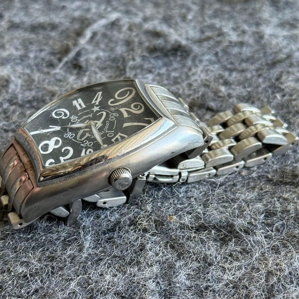 COGU ITALY Automatic Analog Watch Silver Skeleton Dial Men's Wristwatch ...