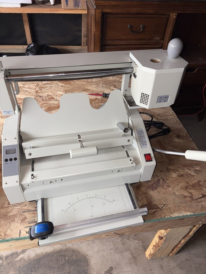 4 in 1 HOT MELT GLUE BOOK BINDER PERFECT BINDING MACHINE A4 SIZE | eBay