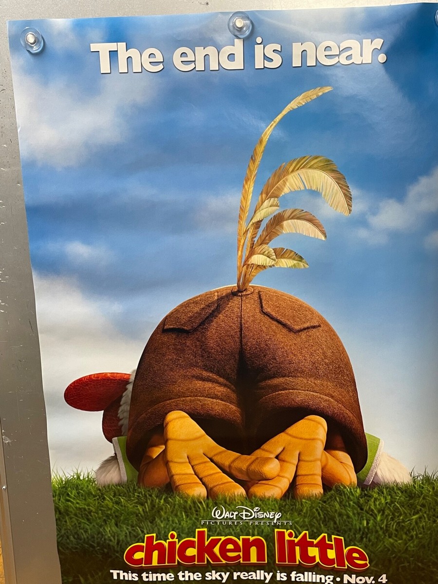 Chicken Little Movie Poster CHICKEN LITTLE DVD JOAN CUSACK DON KNOTS