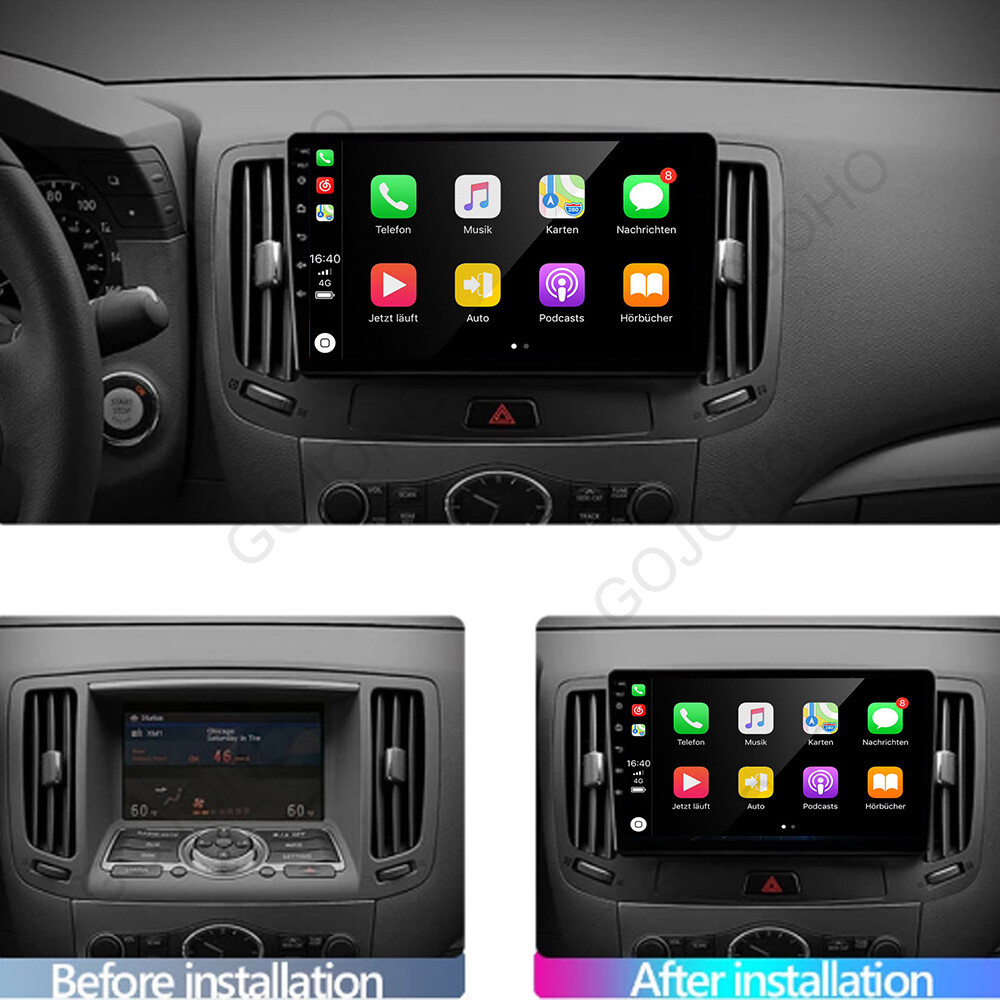 For Infiniti G37 2006-2013 Car Stereo Android 13 Carplay GPS Radio Navi ...