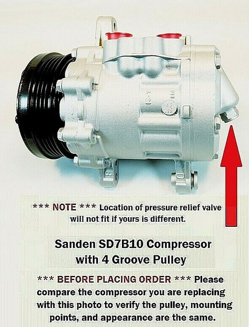 Sanden AC Compressor PN SD7B10 for sale online | eBay