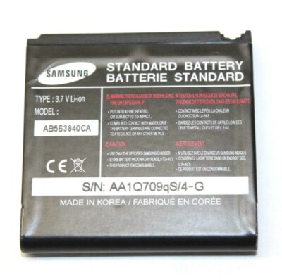 Samsung AB563840CA 3.7V Li-Ion Cellphone Battery for SCH-R800 SPH-M800 ...