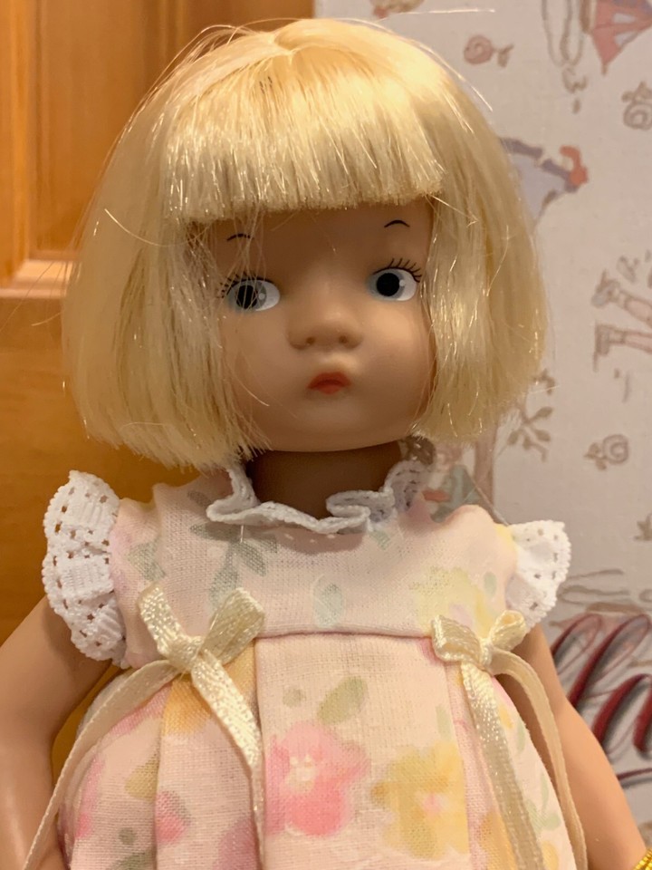 Effanbee Patsyette May Day 9" doll with flower basket, EUC in box | eBay