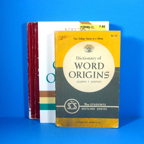 3 English word origins oversized paperbacks. Vocabulary & home school ...