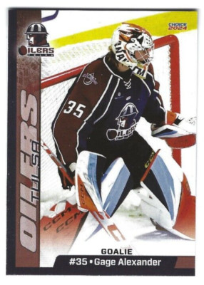 2023-24 Tulsa Oilers (ECHL) Gage Alexander (goalie) | eBay