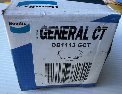 Bendix Brake Pads GENERAL CT DB1113 GCT | eBay Australia