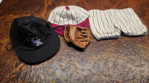 Build A Bear Rockies Baseball Cap - Mitt - Homemade Clothes -Suer Cute ...