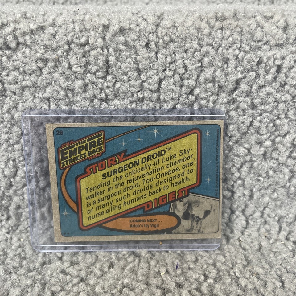 1980 Empire Strikes Back Trading Card #28 Surgeon Droid | eBay