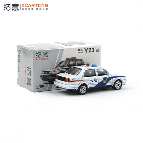 Xcartoys 1/59 Scale Volkswagen Jetta Police White&Blue Color Alloy ...