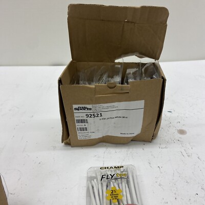 NEW Champ Zarma Fly Tee Plastic Tees - 2 3/4” 6 Pack 180 Total Tee | eBay