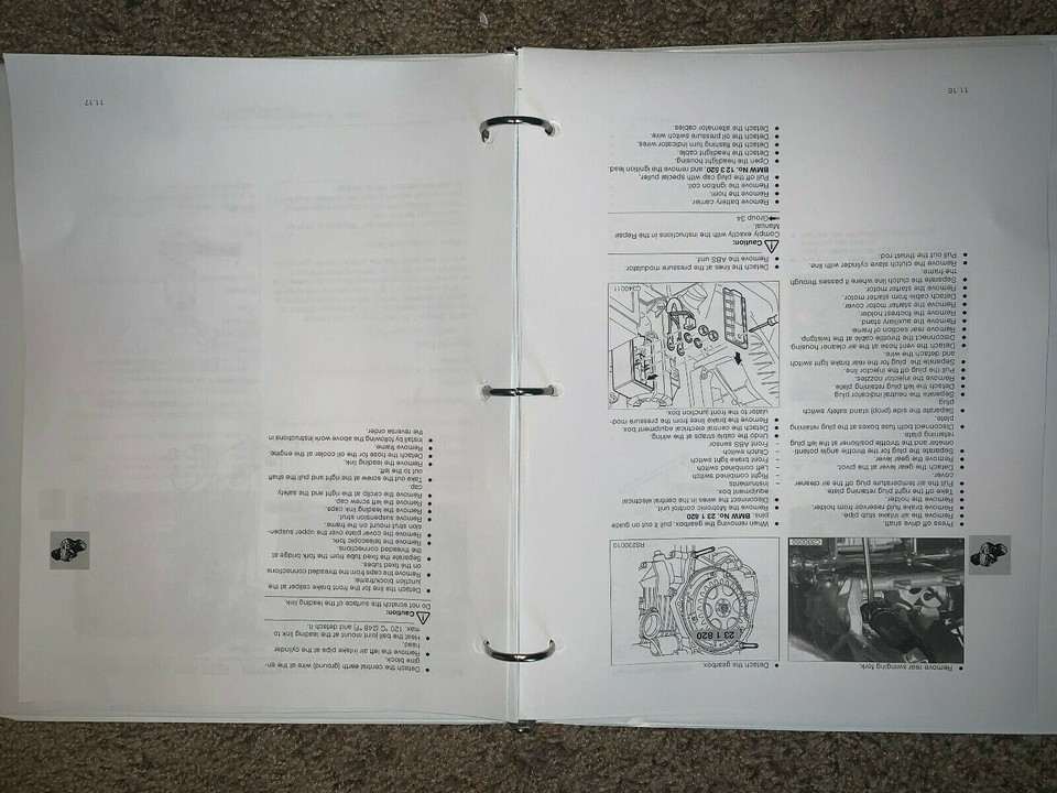 BMW R1150RT motorcycle repair workshop service manual binder | eBay