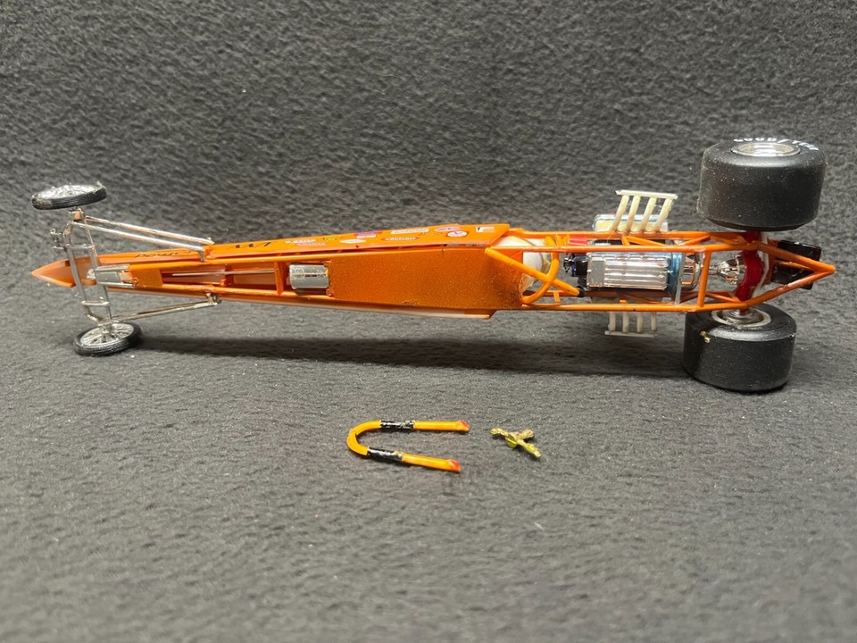 AMT Copperhead Rear-Engine Dragster Model 1/25 Hemi Blower Engine Drag ...